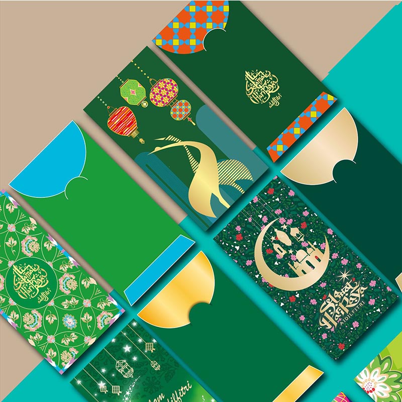 【6pcs/set】2024 Sampul Duit Raya Hari Raya Duit Raya Packet Malaysia ...