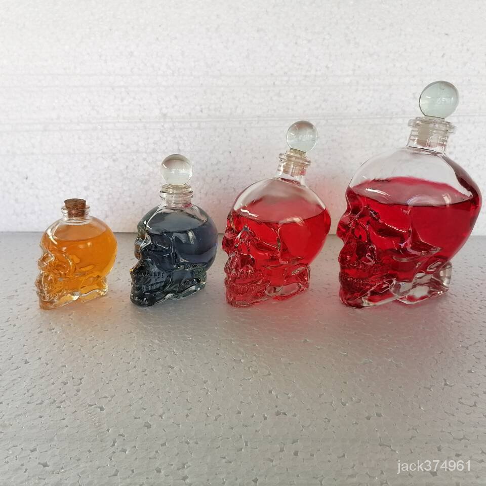 [Preferred Boutique] Creative Glass Skull Wine Bottle High-End ...
