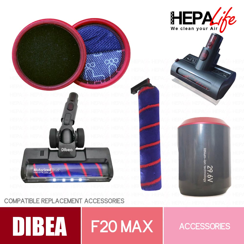 Dibea F20 Max Compatible Hepa Filter - Hepalife | Shopee Singapore