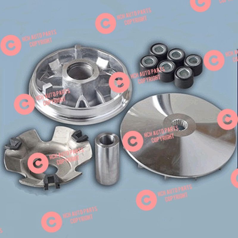 DRIVE PLATE PULLEY ASSY SET (FRONT) - DEMAK - RINO S / TRANSFER 150 ...