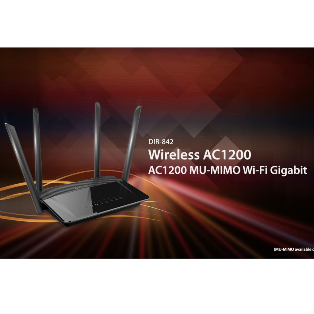 DIR-842 AC1200 MU-MIMO Wi-Fi Gigabit Router | Shopee Singapore