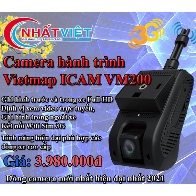 Vietmap Icam VM200 Dashcam Remote View With 128GB Memory Card | Shopee ...
