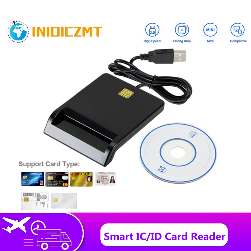 USB Smart Card Reader For Bank Card IC/ID EMV card Reader High Quality ...