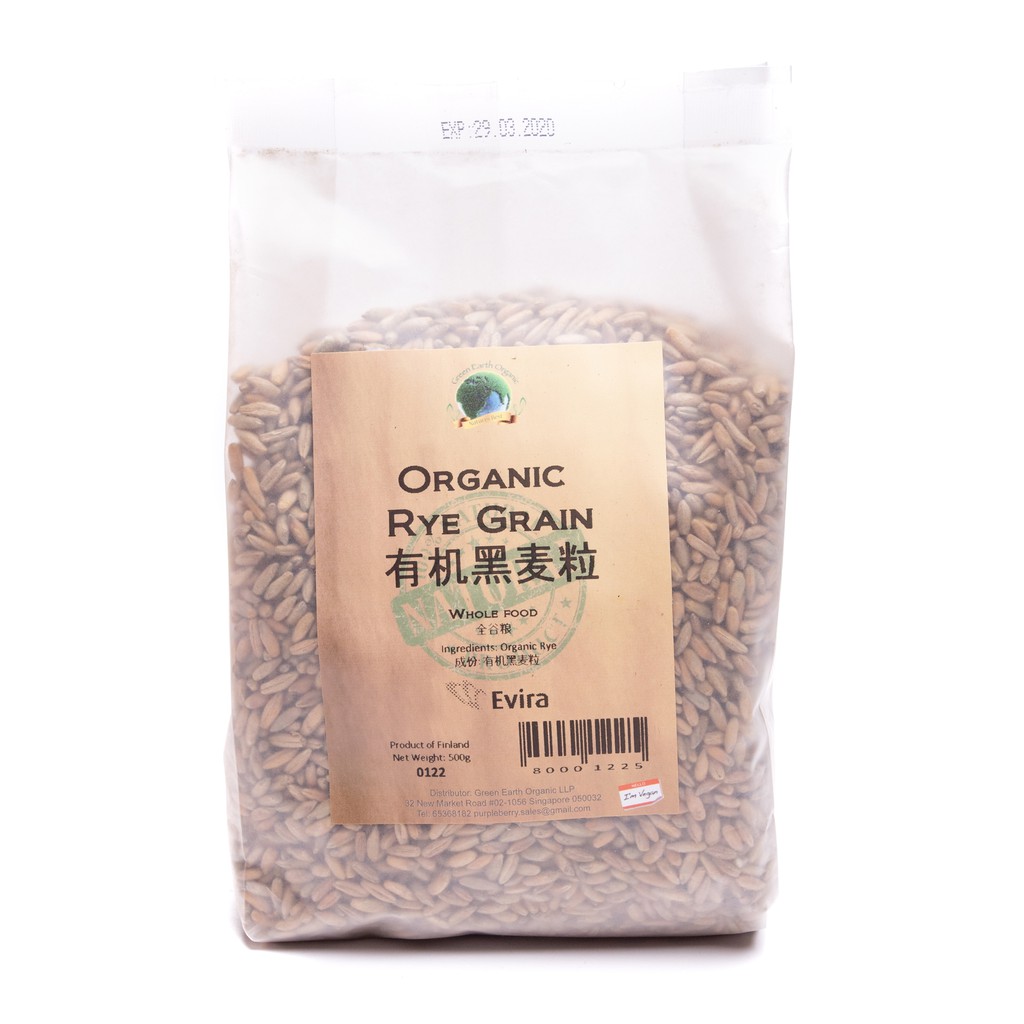 Organic Rye Grain 2x500g | Shopee Singapore