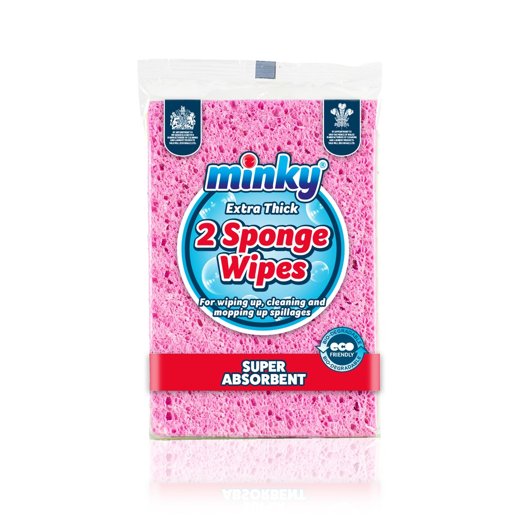 Minky Extra Thick Absorbent Sponge Wipes High Performance Cellulose ...