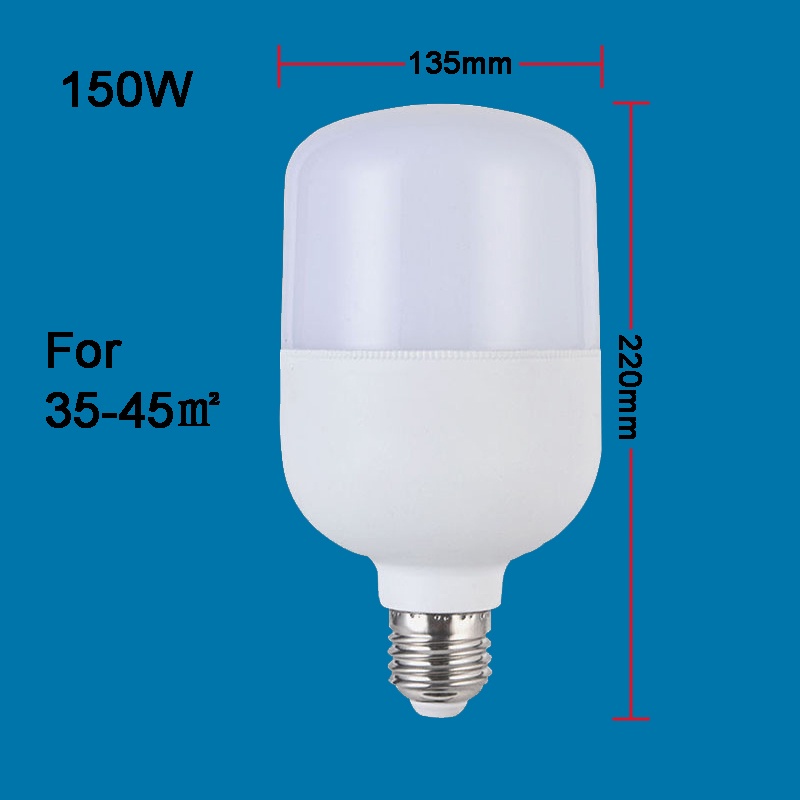 High Power LED Bulb Lamp E27 220V 120W 150W High Brightness Flicker ...