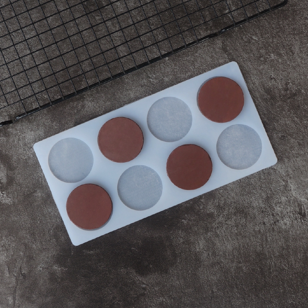 Round Circle Shape Chocolate Stencil Mold Cake Decorating Chocolate ...