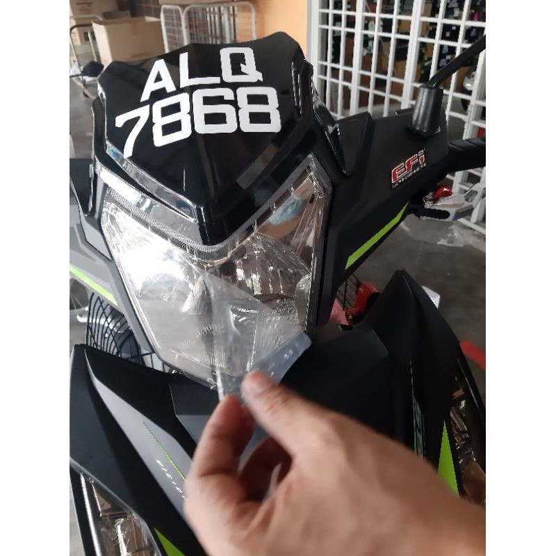 SYM VF3i STICKER TINTED HEADLAMP (SIAP POTONG) | Shopee Singapore
