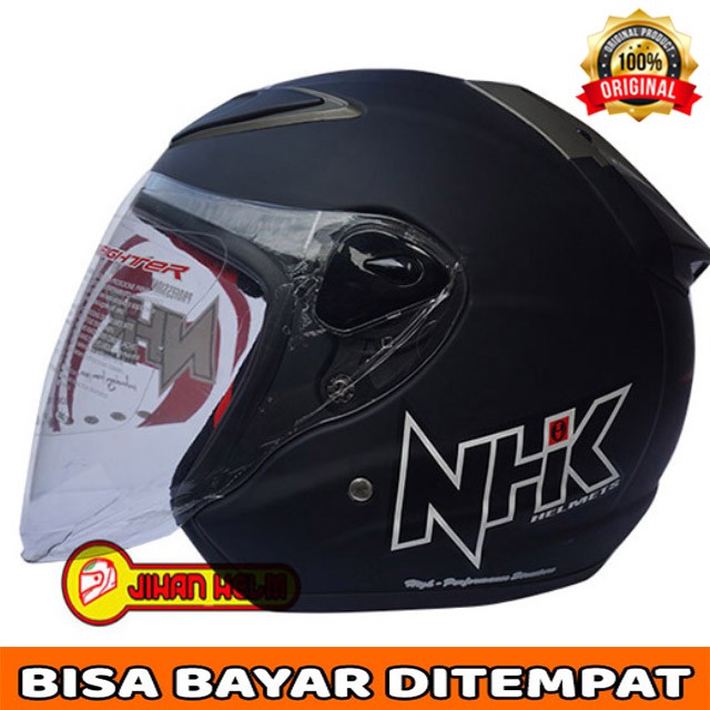 Helmet/nhk/helmet NHK/Helmet NHK R6 BLACK ORIGINAL SNI | Shopee Singapore