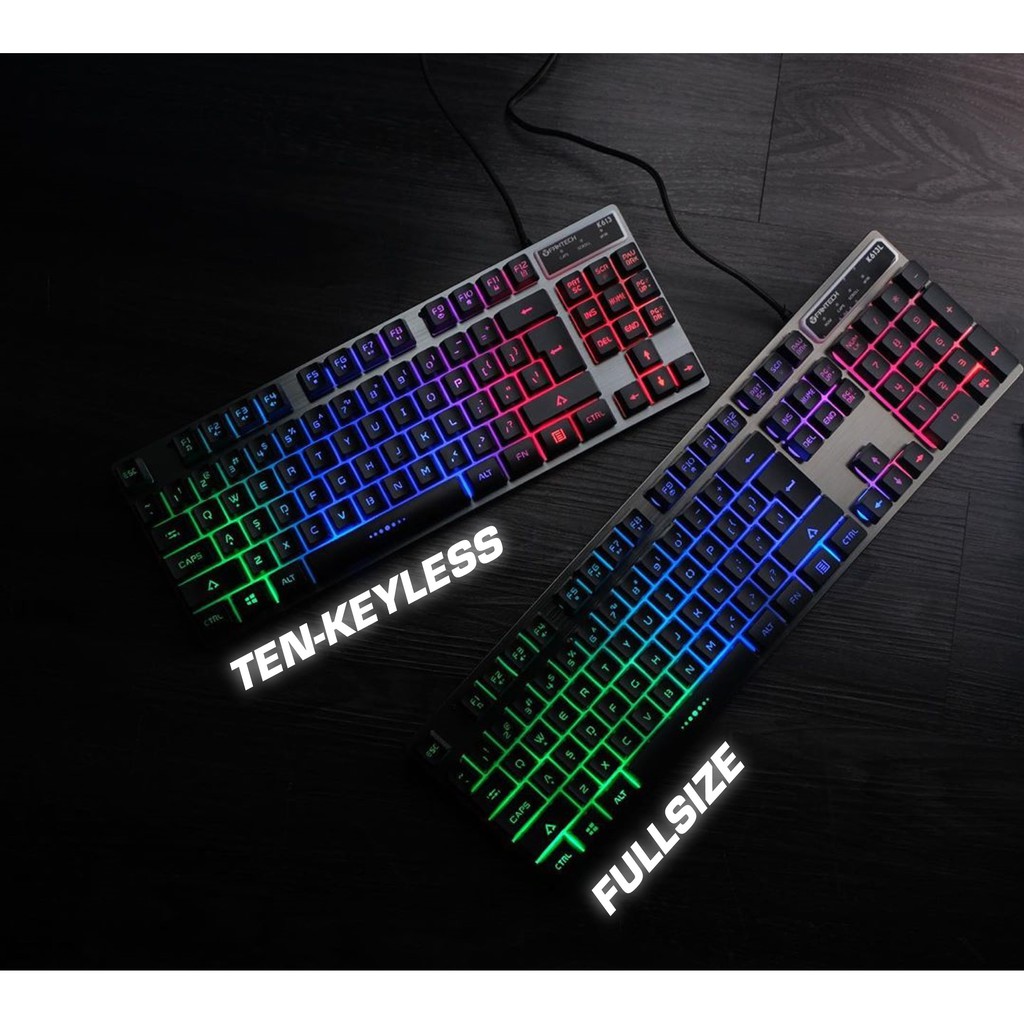 Fantech K613l Fighter Ii Ten & @ Keyless Edition Gaming Keyboard ...