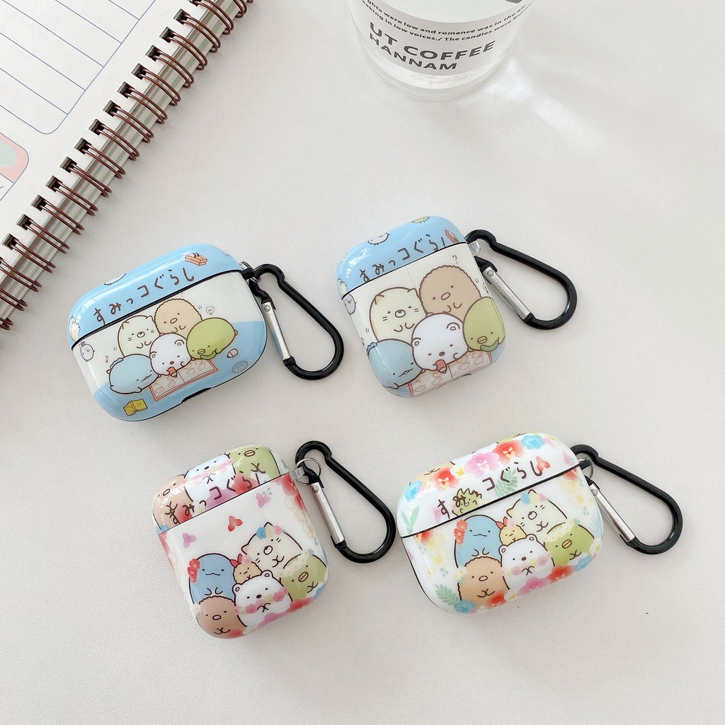 Airpods case Cartoon Cute airpods pro soft casing Sumikkogurashi airpod ...