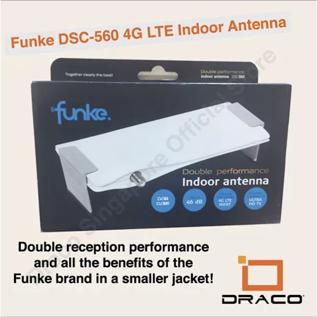 Funke DSC 560 Digital TV Antenna | Shopee Singapore