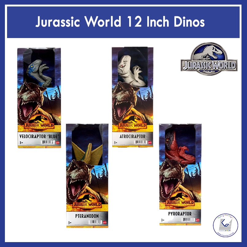 Jurassic World Dominion 12 inch Dinosaur Toy Mattel GWT54 (Assorted ...