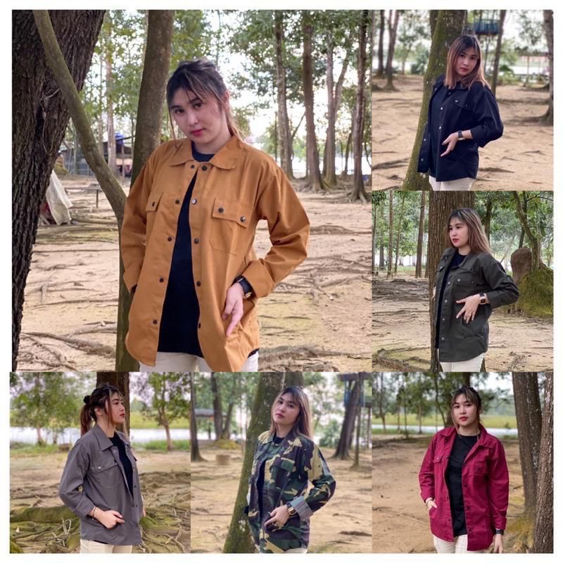 Trucker Jacket SEMI PARKA Men/ Women (4SIZE) | Shopee Singapore