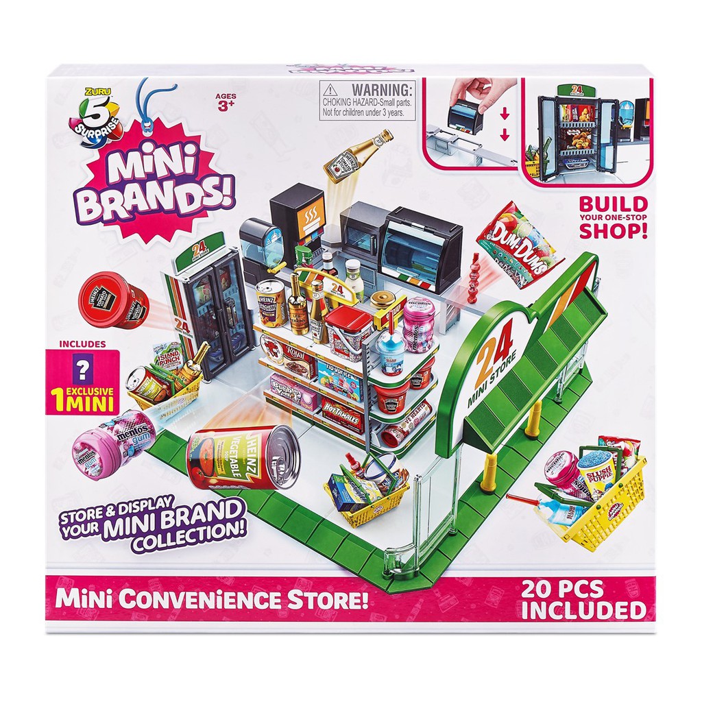 5 Surprise Mini Brands Mini Convenience Store Playset with 1 Exclusive ...