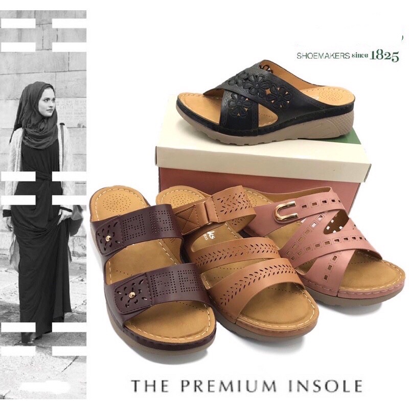 Trendy Comfort Sandals Ladies Premium Quality Sandals Wanita Wedges ...