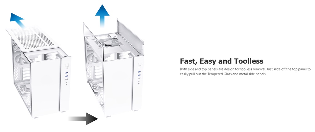 Montech Sky One Mini/3x High Airflow Fans Pre-Installed /Tempered Glass ...