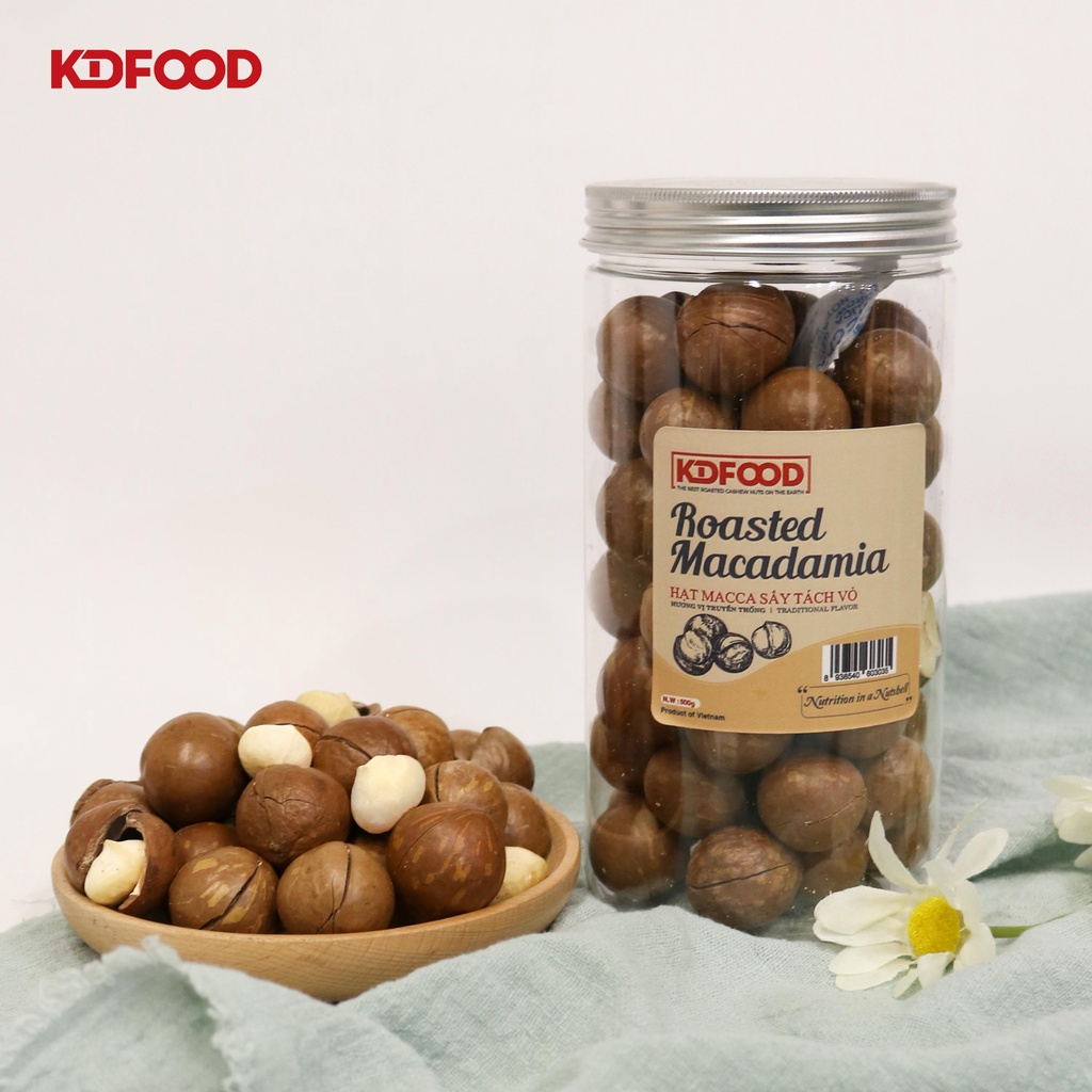 KDFOOD Organic Roasted macadamia 250g and 500g macadamia nuts nut snack ...