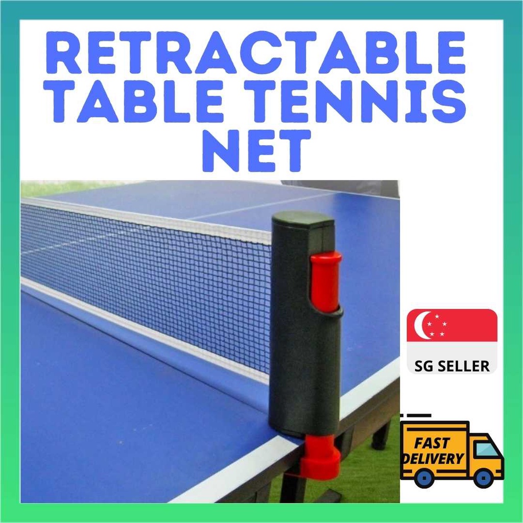 (OFFER $12.90) TABLE TENNIS NET RETRACTABLE PING PONG NETS PINGPONG ...