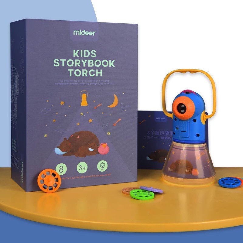 🌟 MIDEER 🌟 PROJECTOR STORYBOOK TORCH (12 STORIES) Flash Light Story ...