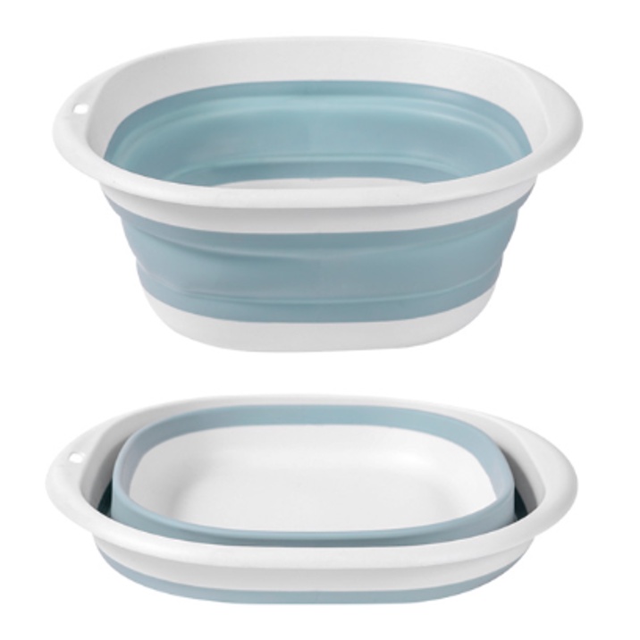 Collapsible Wash Basin Foldable Pail Square portable bucket Fold ...