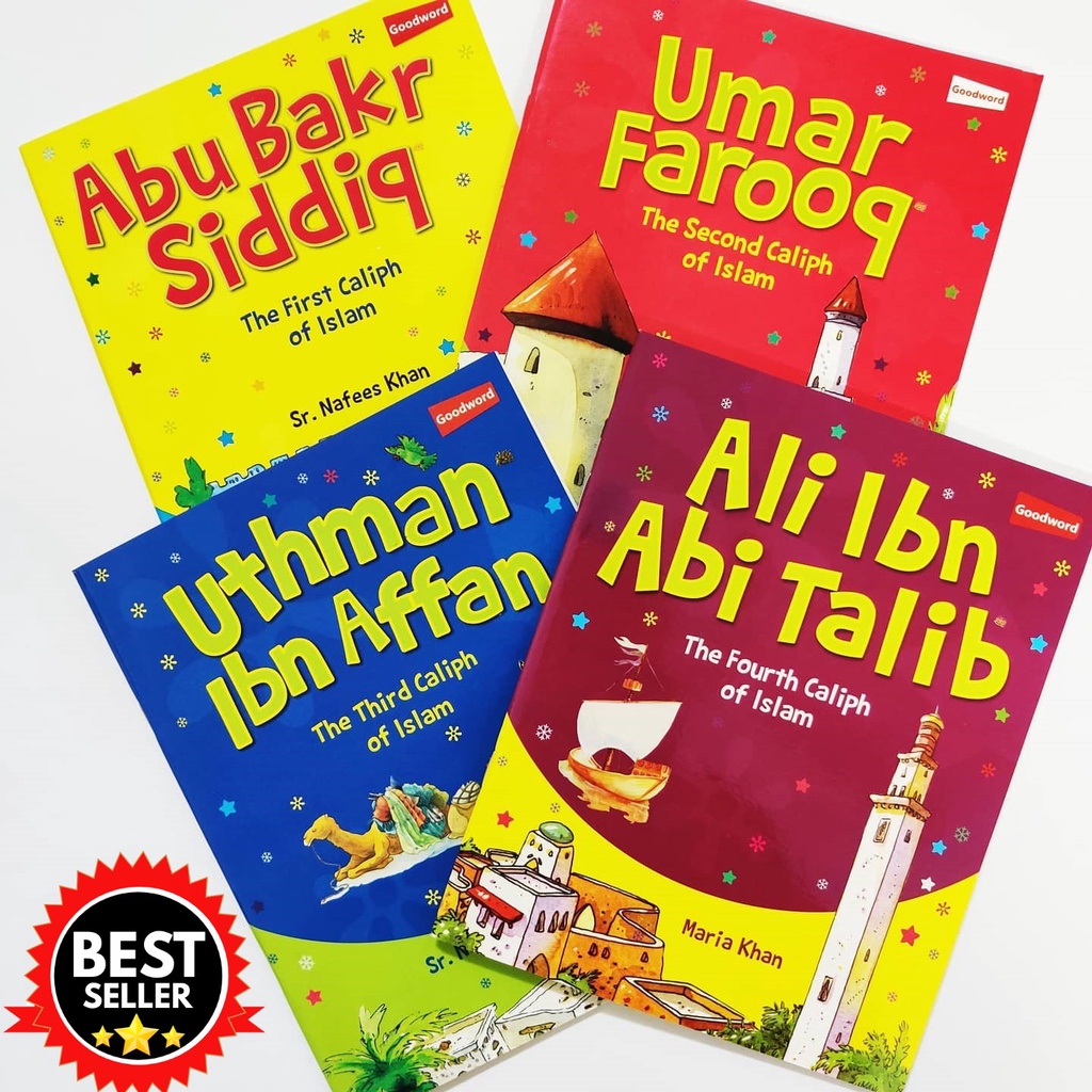 The First Four Caliph of Islam Series For Children (Abu Bakr Siddiq ...