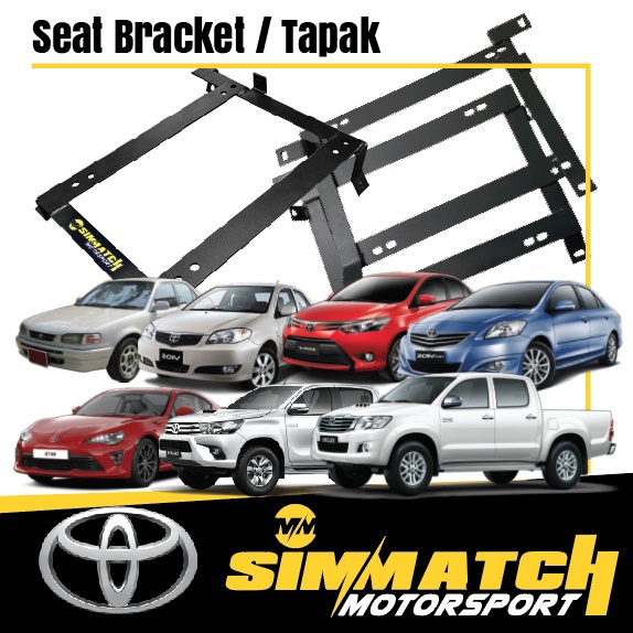 Toyota Seat Rail Subframe Tapak Bracket For Recaro / SScus / Bride ...