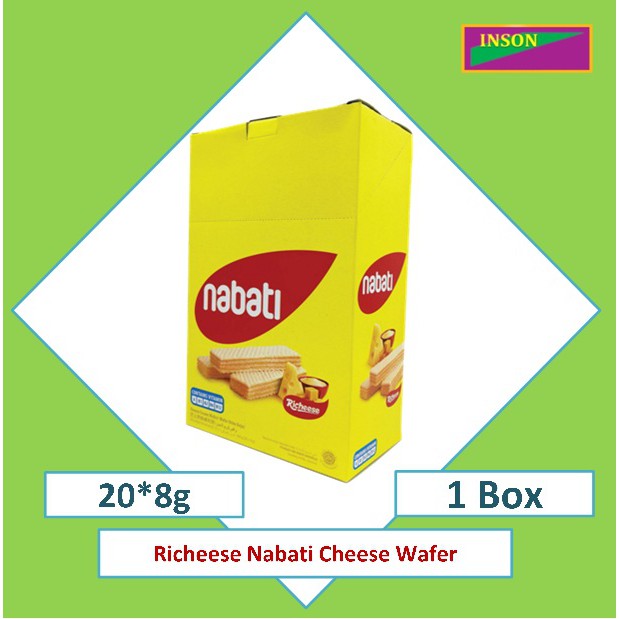Richeese Nabati Cheese Wafer 20*8g | Shopee Singapore