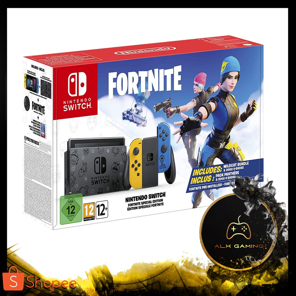 Nintendo Switch V2 Console Fortnite Edition(No Code) | Shopee Singapore
