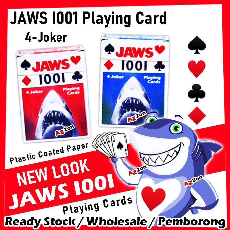 【SG Local Seller】Jaws Playing Card / Jaws Poker Card / JAWS Card ...