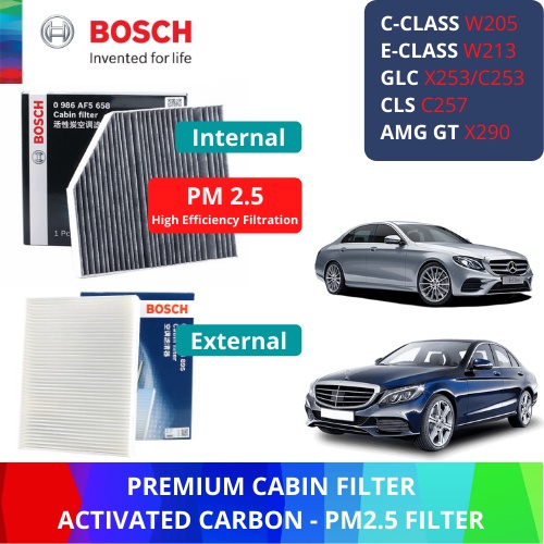 Aircon Cabin Filter Mercedes C class W205 W206 E Class W213 GLC X253 ...