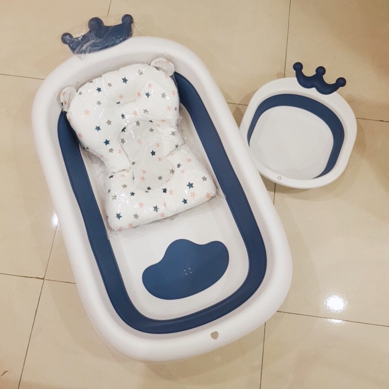 Foldable BATH BATH WITH BATH FLOAT AND CROWN-SHAPED WASHBAIN FOR BABY ...