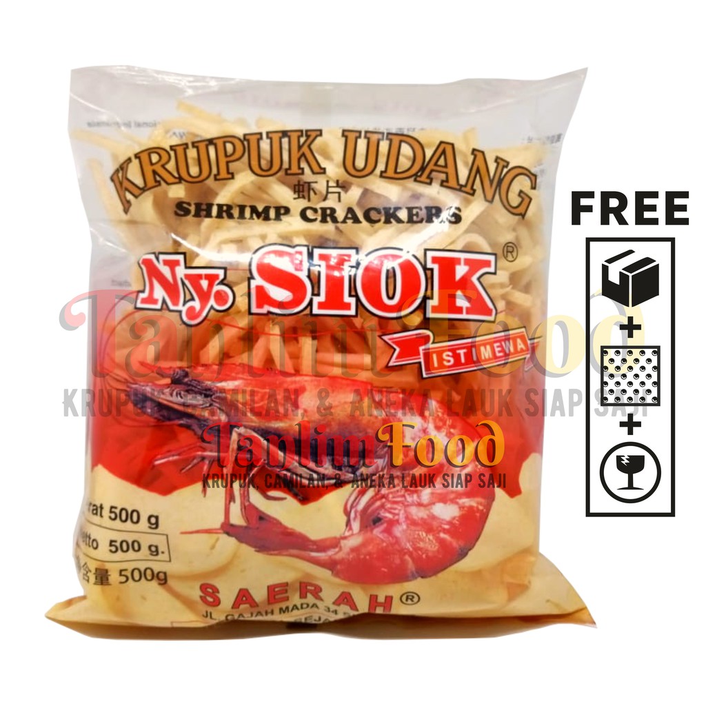 Crackers Ny Stick Shrimp Crackers/. Siok 500gr - TanlimFood | Shopee ...