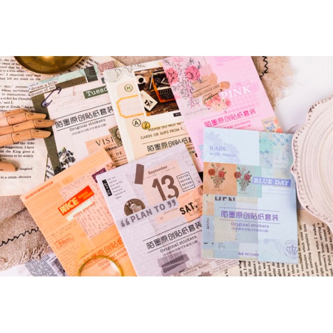 [SG Seller] Diary Note Taking Bujo Stickers Bullet Journal Sticker Pad ...