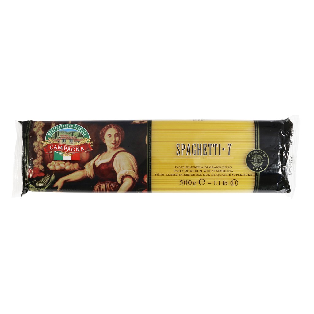 Campagna Spaghetti, No.7 Pasta, 500g | Shopee Singapore