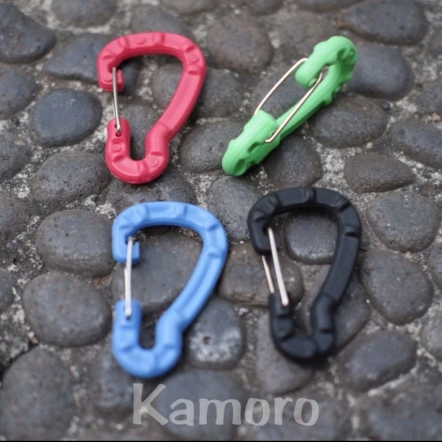Strong ABS Plastic Carabiner 25kg Outdoor survival | Shopee Singapore