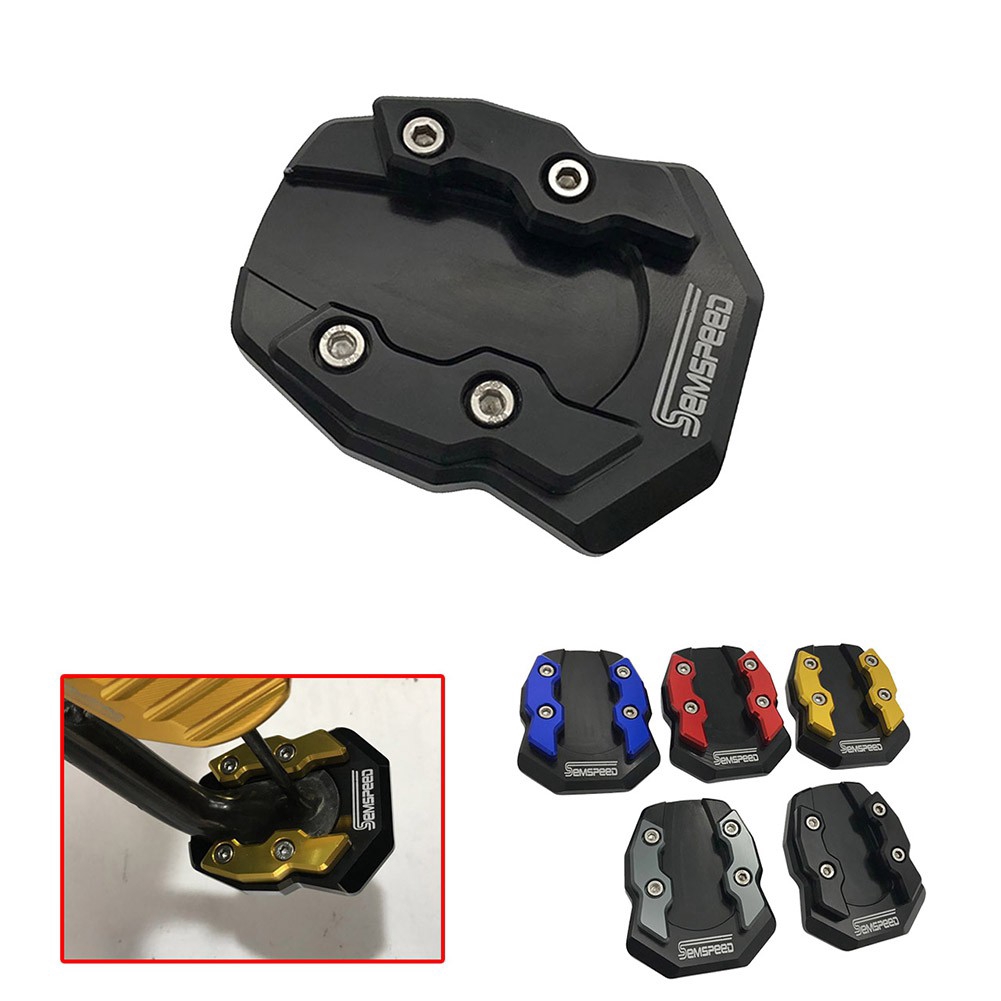 Yamaha NVX/Aerox/NMAX Foot Side Stand Extension Enlarger Pads Plate For ...