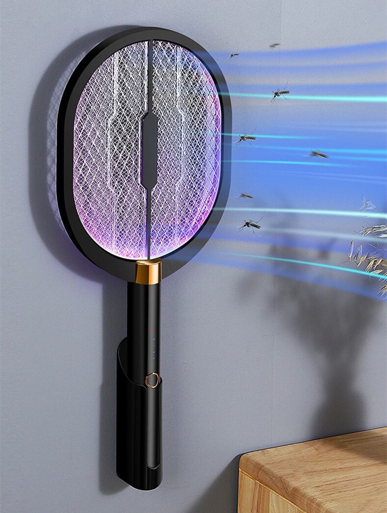 【SG Ready Stock】Electric Insect Racket Rechargeable Mosquito Killer ...