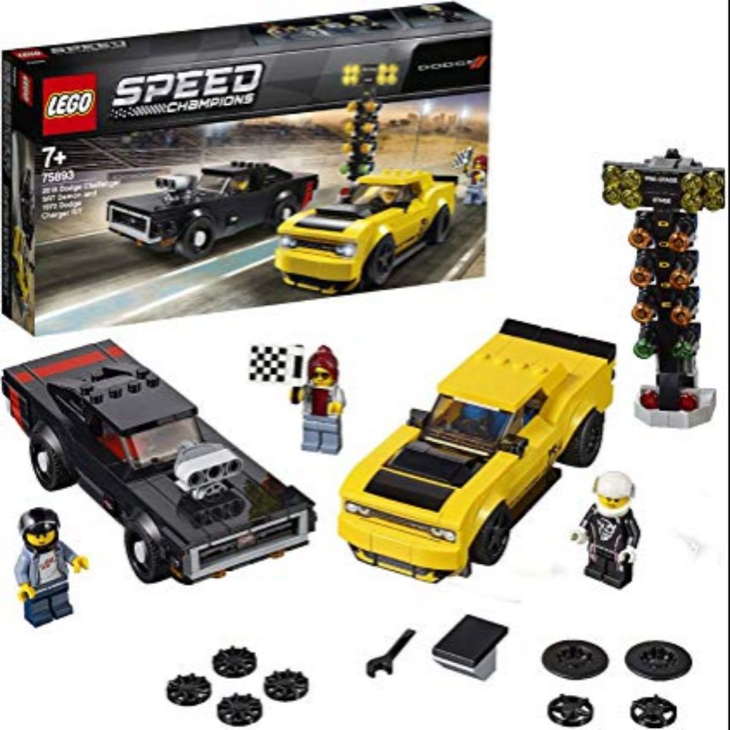 [KSG] Lego Speed Champions 2018 Dodge Challenger SRT Demon and 1970 ...