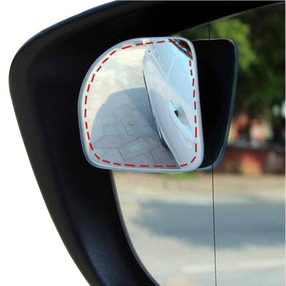 frameless ultrathin Wide Angle Blind Spot mirrors Auxiliary rear view ...