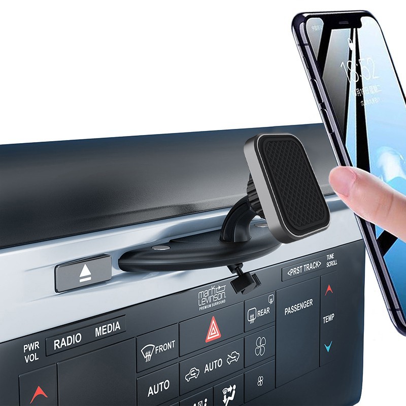Car stereo phone holder store