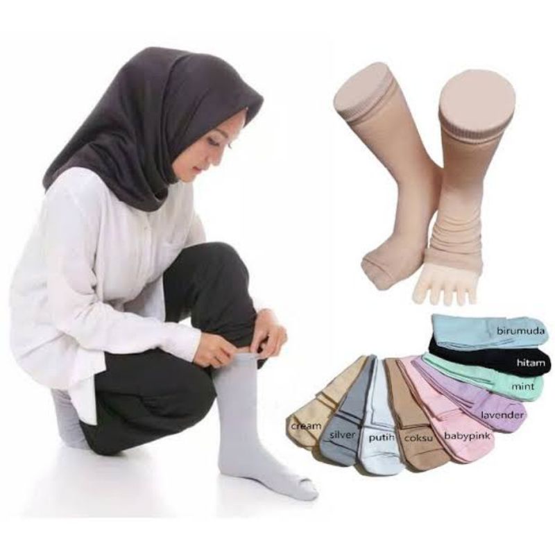 Wudhu Nylon hijab Socks Women's hijab Socks hijab Socks muslimah Socks ...