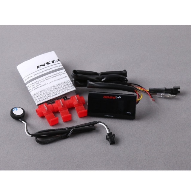 Koso Mini RPM Meter Digital Square LCD Display Tach Hour Meter ...