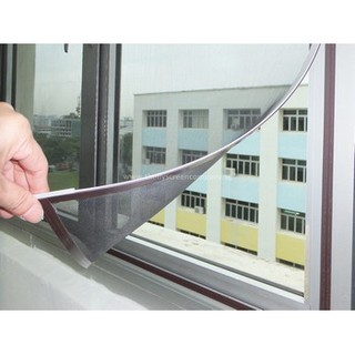 DIY Magnetic Flyscreen Kit / SG Seller Ready Stock / Black or Grey Mesh ...