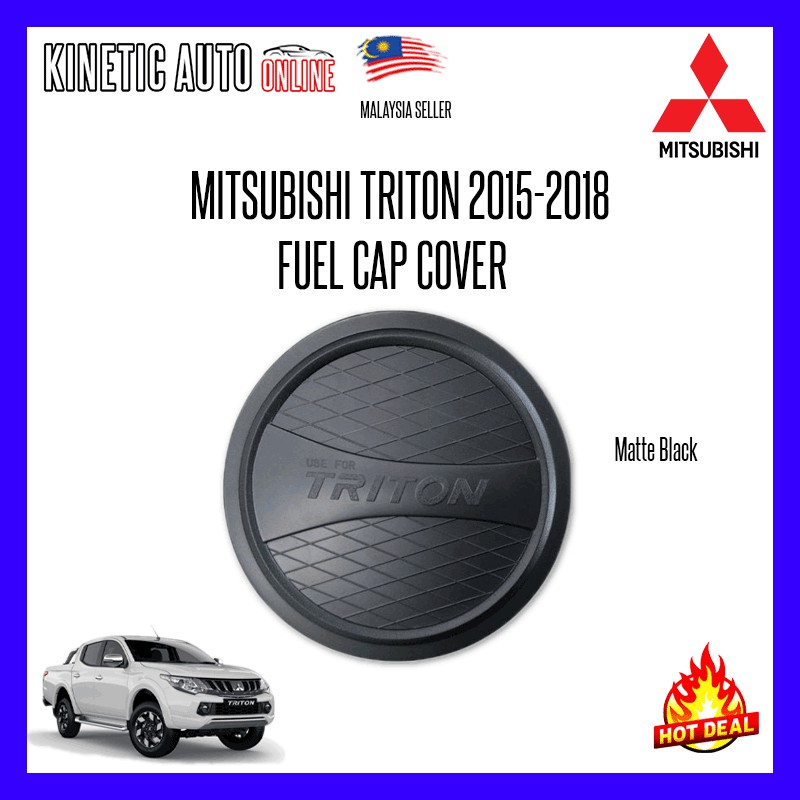 Mitsubishi Triton 2015-2018 Fuel Cap Cover (Matte Black)- 1 piece ...