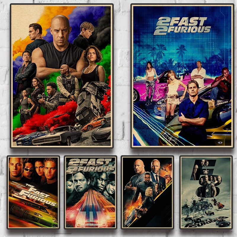 The Fast And The Furious / 2 Fast 2 Furious / Fast Five Movie Poster ...