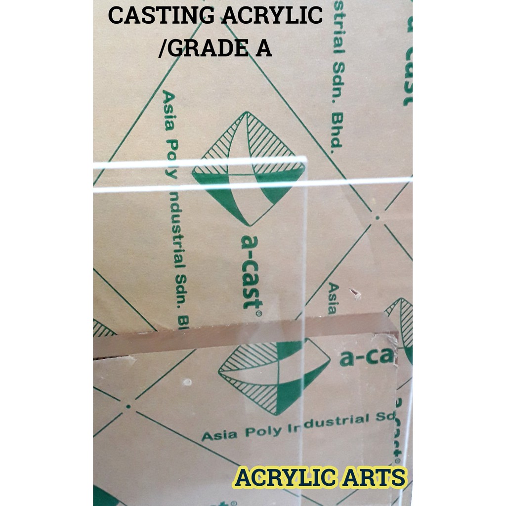 Acrylic Sheet/Board/A5 - 148mm x 210mm/Clear Acrylic/Casting Acrylic ...