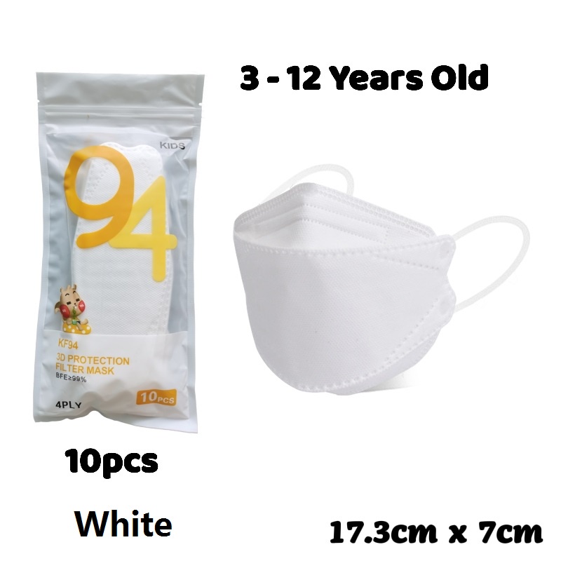 【Local Ready Stock】 KF94 Korea Mask | BFE ≥99% | 4 PLY | 3D Face Mask ...