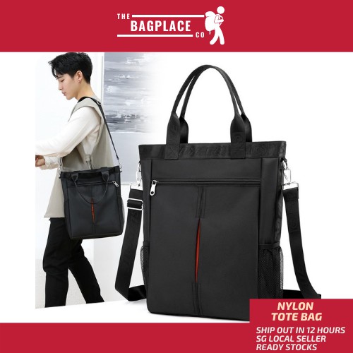 (SG SELLER) TheBagPlace Japan Nylon Waterproof Shoulder Laptop Tote Bag ...