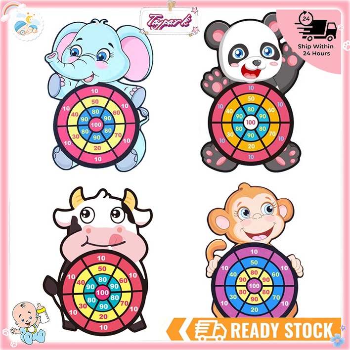 Cartoon Dart Board Games Children Target Sticky Ball Dart Board ...